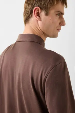 Bogner Bailey Polo Long-sleeved Top - Brown