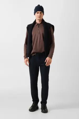 Bogner Bailey Polo Long-sleeved Top - Brown