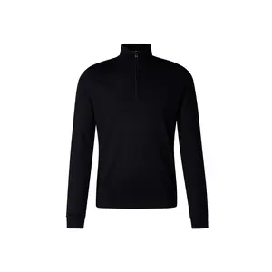 Bogner Ouri Virgin Wool Zip-up Turtleneck - Navy