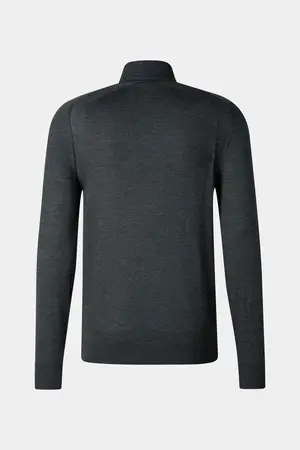 Bogner Gordon Pure New Wool And Cashmere Turtleneck Sweater - Anthracite