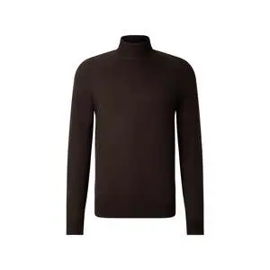 Bogner Gordon Pure New Wool And Cashmere Turtleneck Sweater - Coffee