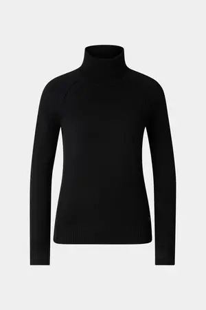 Bogner Vaiana Pure New Wool Cashmere Sweater - Black