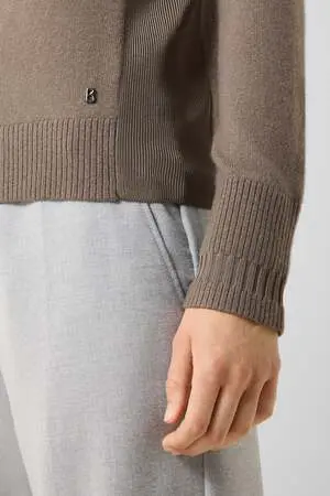 Bogner Vaiana Pure New Wool Cashmere Sweater - Gray-brown