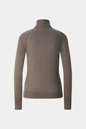Bogner Vaiana Pure New Wool Cashmere Sweater - Gray-brown