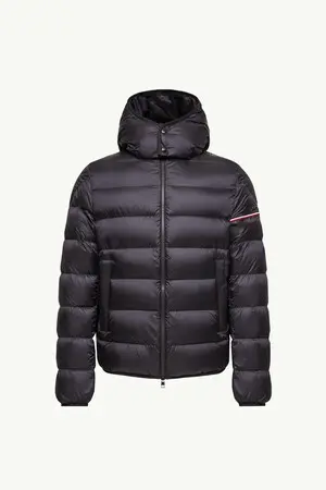 Moncler Ravenlock Hooded Short Down Jacket - Blue