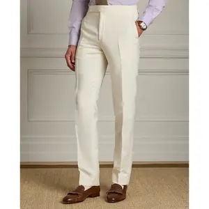 Ralph Lauren Gregory Silk-linen Trousers - Classic Cream