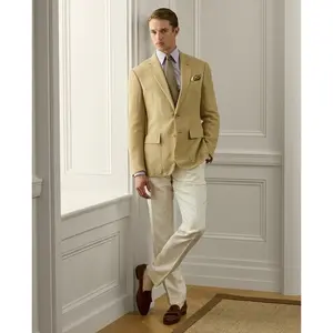 Ralph Lauren Gregory Silk-linen Trousers - Classic Cream