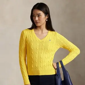 Women's Beaded Logo Cable-Knit Sweaters