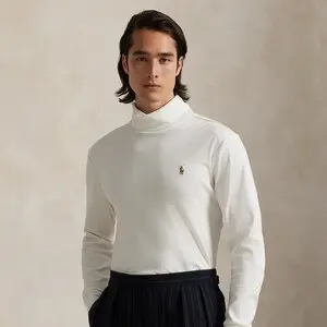 Ralph Lauren Soft Cotton Turtleneck - Nevis