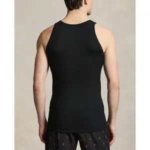 Ralph Lauren Classic Fit Wicking Tank Top 3-pack - Black