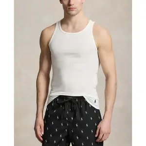 Ralph Lauren Classic Fit Wicking Tank 3-pack - White