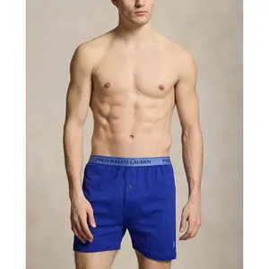 Ralph Lauren Classic Wicking Knit Boxer 5-pack - Blue Assorted