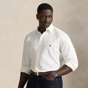 Garment-Dyed Cotton Oxford Shirts