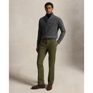 Ralph Lauren Stretch Straight Fit Washed Chino Pant - Canopy Olive