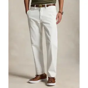 Ralph Lauren Stretch Straight Fit Washed Chino Pant - Ceramic White