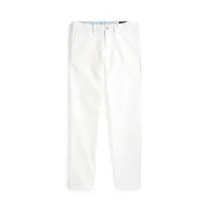 Ralph Lauren Stretch Straight Fit Washed Chino Pant - Ceramic White