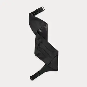 Ralph Lauren Silk Satin Cummerbund Black