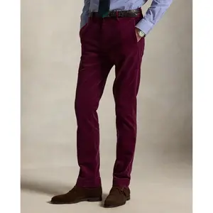 Ralph Lauren Andover Slim Fit Stretch Corduroy Pants - Ruby