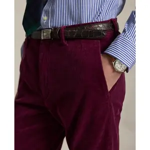 Ralph Lauren Andover Slim Fit Stretch Corduroy Pants - Ruby
