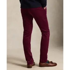 Ralph Lauren Andover Slim Fit Stretch Corduroy Pants - Ruby
