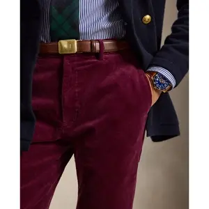 Ralph Lauren Andover Slim Fit Stretch Corduroy Pants - Ruby