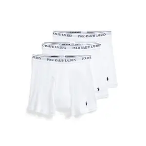 Ralph Lauren Cotton Wicking Boxer Brief 3-pack - White