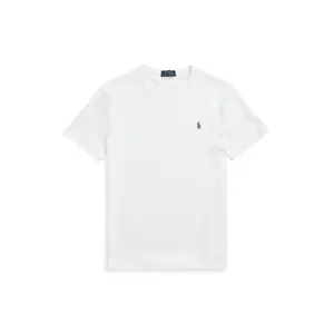 Ralph Lauren Classic Fit Soft Cotton Crewneck T-shirt - White