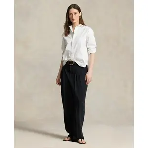 Ralph Lauren Relaxed Fit Cotton Shirt With Embroidered Pony