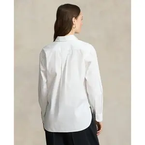 Ralph Lauren Relaxed Fit Cotton Shirt With Embroidered Pony