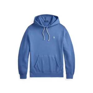 Ralph Lauren Fleece Hoodie With Embroidered Logo - Carson Blue