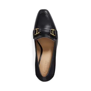 Ralph Lauren Tasha Leather Pump - Black