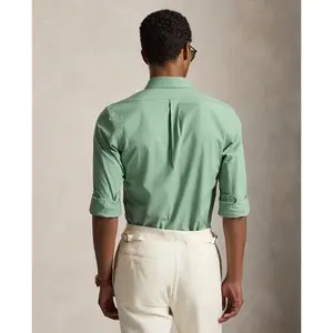 Ralph Lauren Slim Fit Stretch Poplin Shirt - Faded Mint