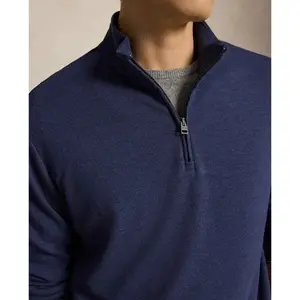 Ralph Lauren Textured Quarter-zip Pullover - Spring Navy Heather