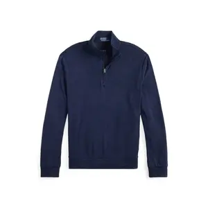 Ralph Lauren Textured Quarter-zip Pullover - Spring Navy Heather