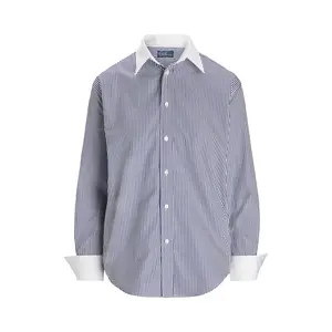 Ralph Lauren Striped Cotton Shirt With Extended Cuffs