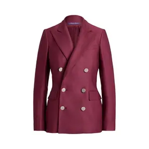 Ralph Lauren Camden Double-breasted Cashmere Jacket - Carmine