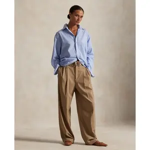 Ralph Lauren End-on-end Cotton Oversized Shirt