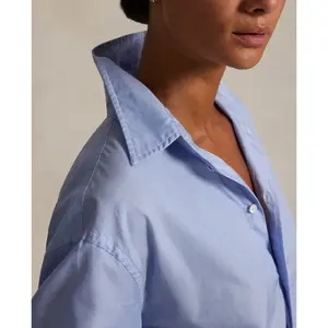 Ralph Lauren End-on-end Cotton Oversized Shirt