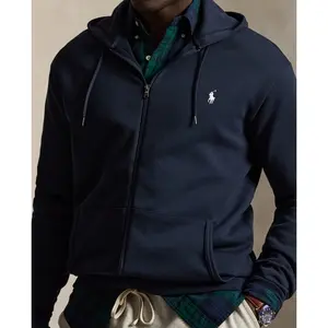Ralph Lauren Double-knit Full-zip Hoodie - Aviator Navy