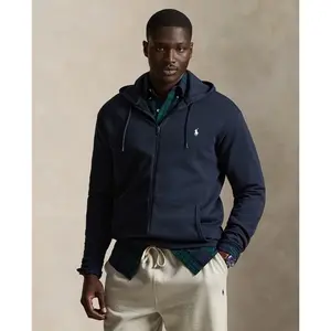 Ralph Lauren Double-knit Full-zip Hoodie - Aviator Navy