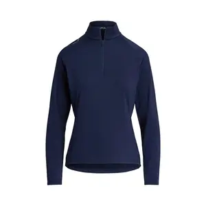 Ralph Lauren Rlx Stretch Jersey Quarter-zip Pullover - Refined Navy