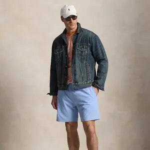Ralph Lauren Traveler Stretch Classic Fit Swim Trunk - Austin Blue