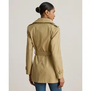 Ralph Lauren Double-breasted Cotton-blend Trench Coat