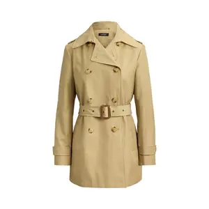 Ralph Lauren Double-breasted Cotton-blend Trench Coat