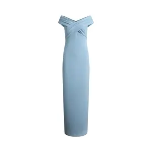 Ralph Lauren Off-the-shoulder Crepe Gown