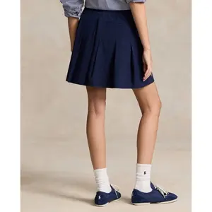 Ralph Lauren 17" Performance Pleated Skort - Refined Navy