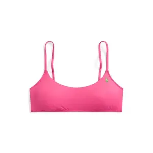 Ralph Lauren Embroidered Pony Bikini Top - Desert Pink