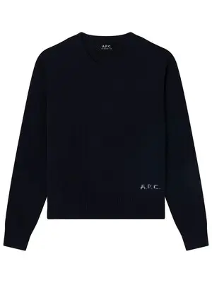 A.p.c. Anna" Wool Sweater - Blue