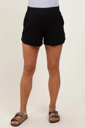 PINKBLUSH Basic Rounded Hem Shorts