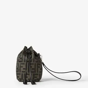 Fendi Ff Light Drawstring Pouch Small